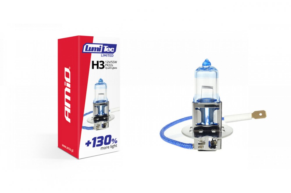 Halogenová žárovka H3 12V 55W LumiTec LIMITED +130% | TuningStyle.cz Halogenová žárovka H3 12V 55W LumiTec LIMITED +130% | TuningStyle.cz
