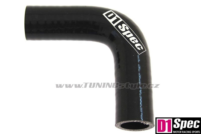 Silikonová hadice, koleno D1Spec Black 90° 40mm XL | TuningStyle.cz