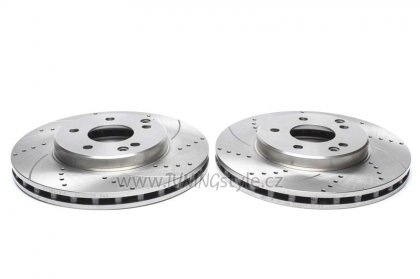 Sportovní brzdové kotouče TA Technix - přední chlazené 288mm - Mercedes ...